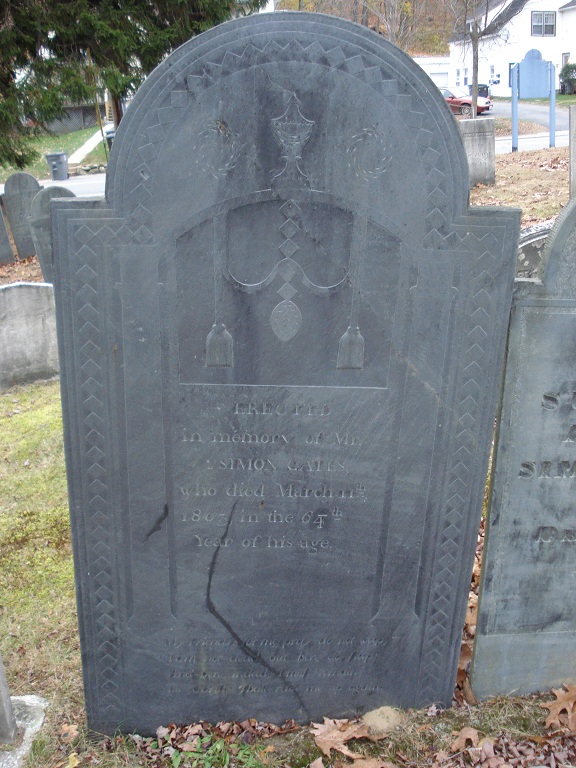 Genea-Musings: Tombstone Tuesday -- Gravestone of Simon Gates (1739 ...