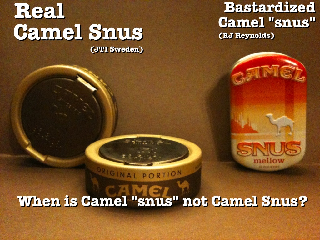 Swedish Camel Snus (White Portion) (Discontinued) 16 April 2012.