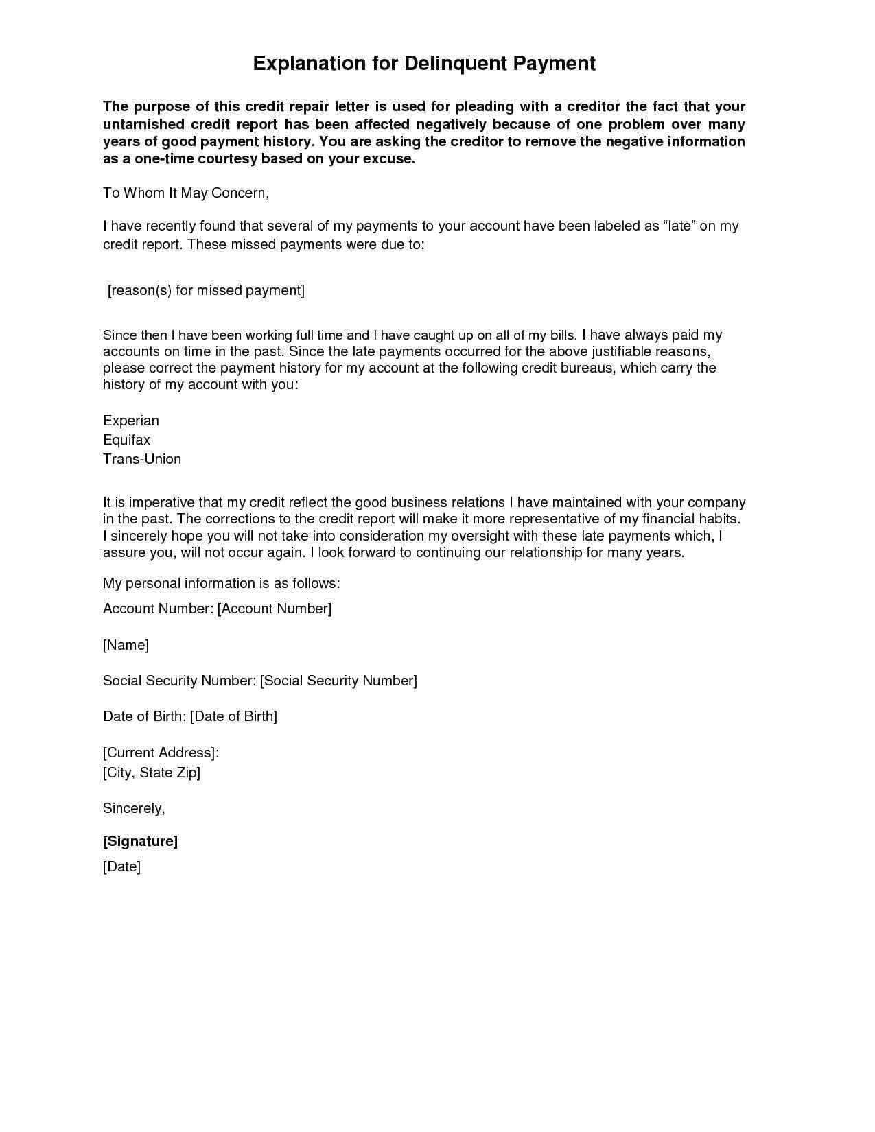 Experian Dispute Letter Template ~ Resume Letter