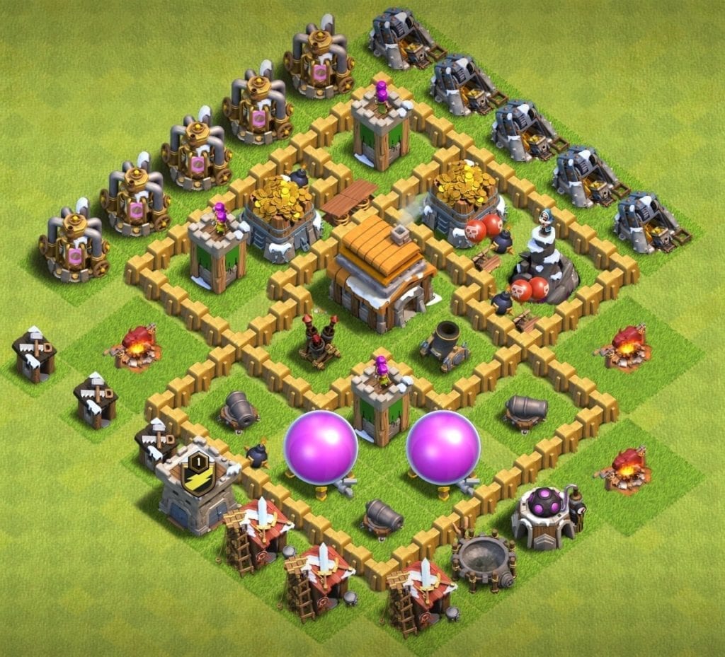 Best TH5 Trophy Base 2021 | Top 6 mẫu xếp nhà thủ Hall 5 | Clash of ...