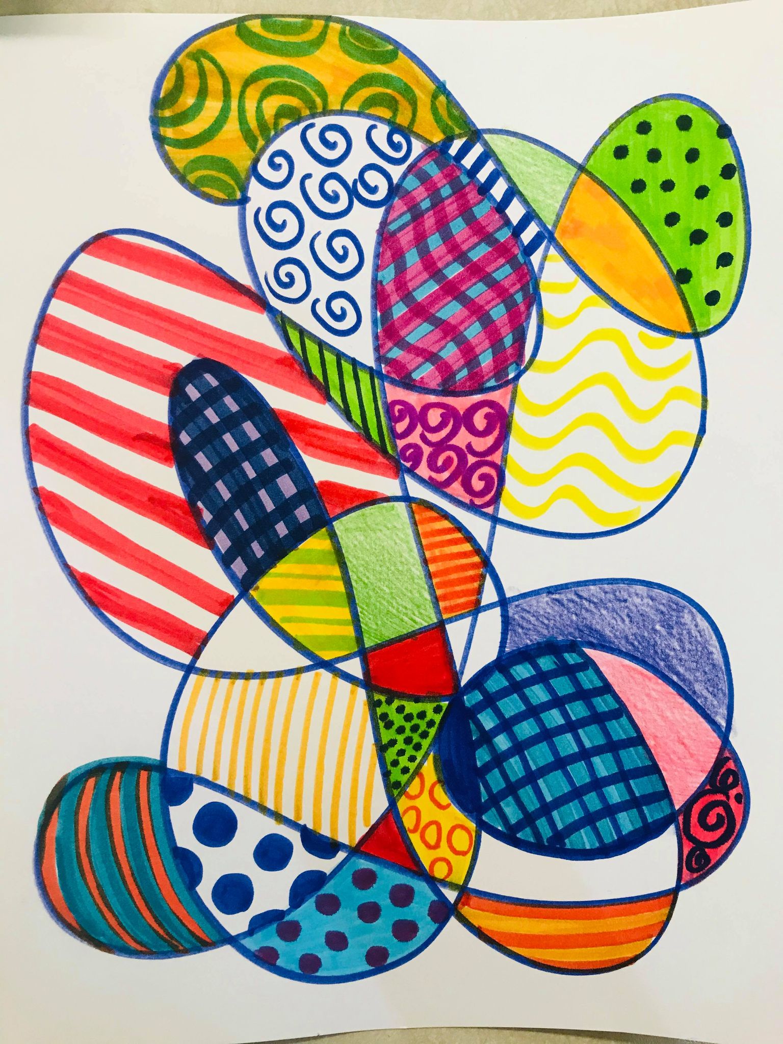 Madame Anne : Exercices de motifs 1e et 2e année