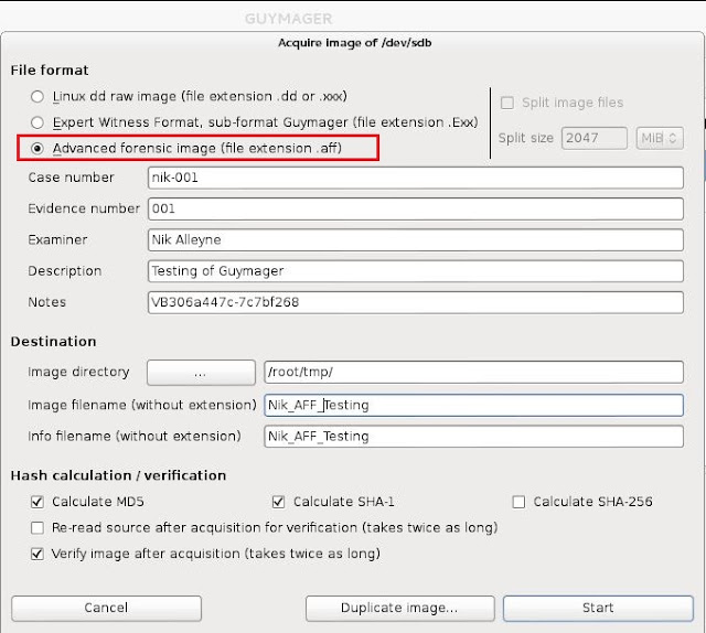 Learning by practicing: Forensic Imaging and their Formats - The ...