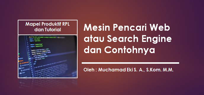Mesin Pencari Web (Search Engine) dan Contohnya ~ Media Belajar Daring ...