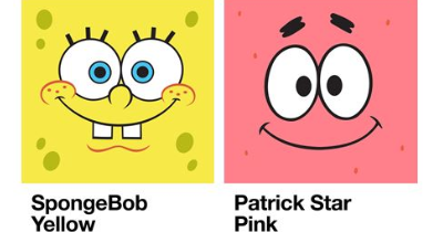 NICKELODEON E PANTONE CRIAM AS CORES OFICIAIS DE BOB ESPONJA E PATRICK ...