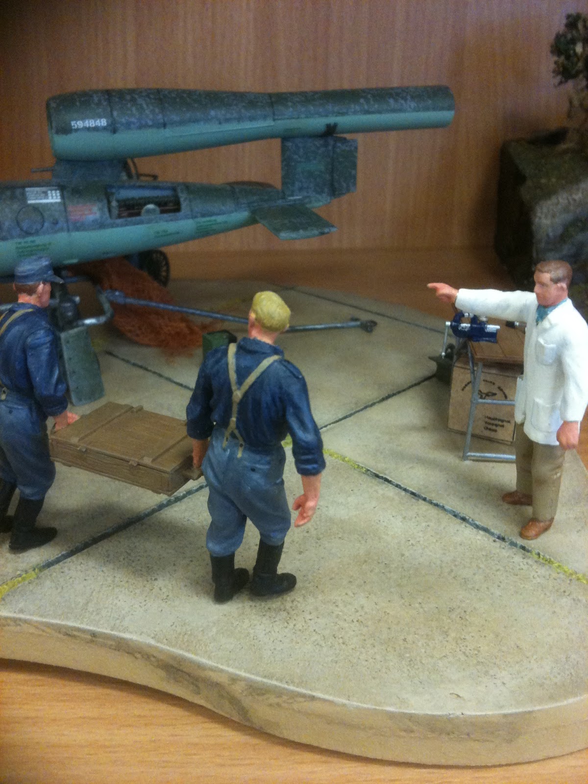 Scale Model Workbench: V1 Rocket diorama