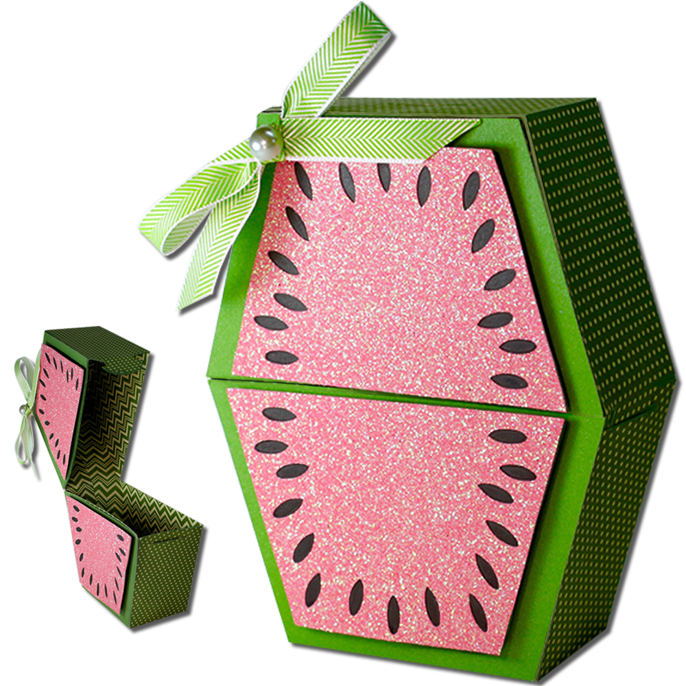JMRush Designs: Watermelon Flip Top Box