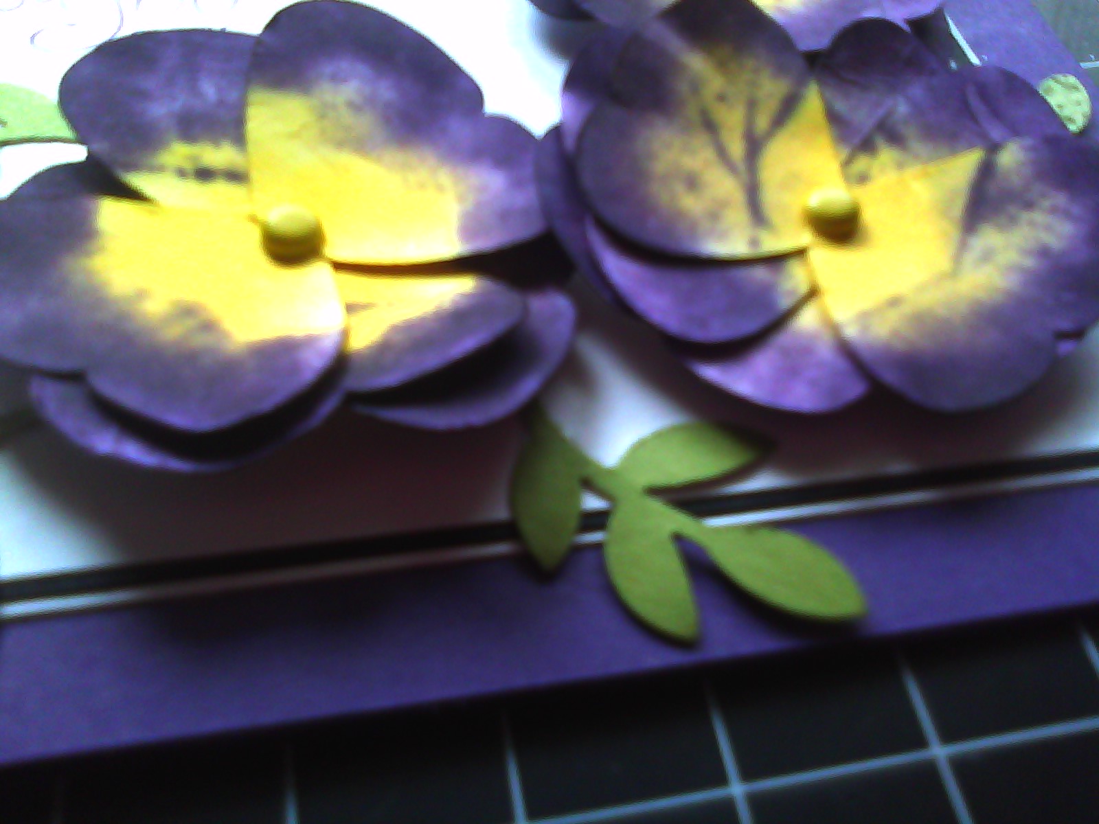 sistochris Scrapbooking and Paper Crafts: Thinking of You Pansy ...