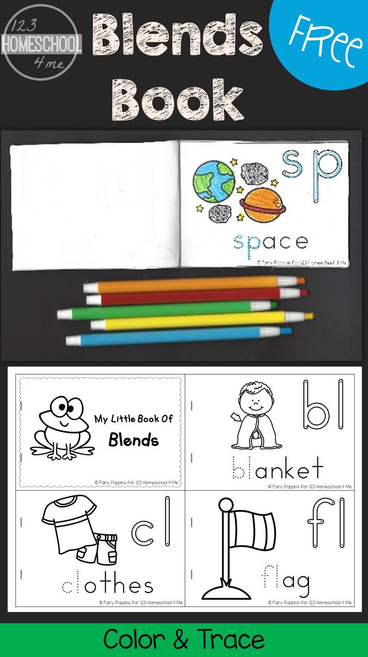 FREE Color & Trace BLENDS Book