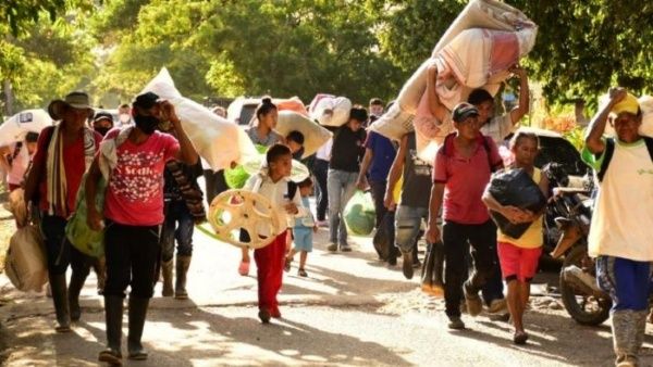 450 Personas Desplazadas Por La Violencia Paramilitar Solo Durante El
