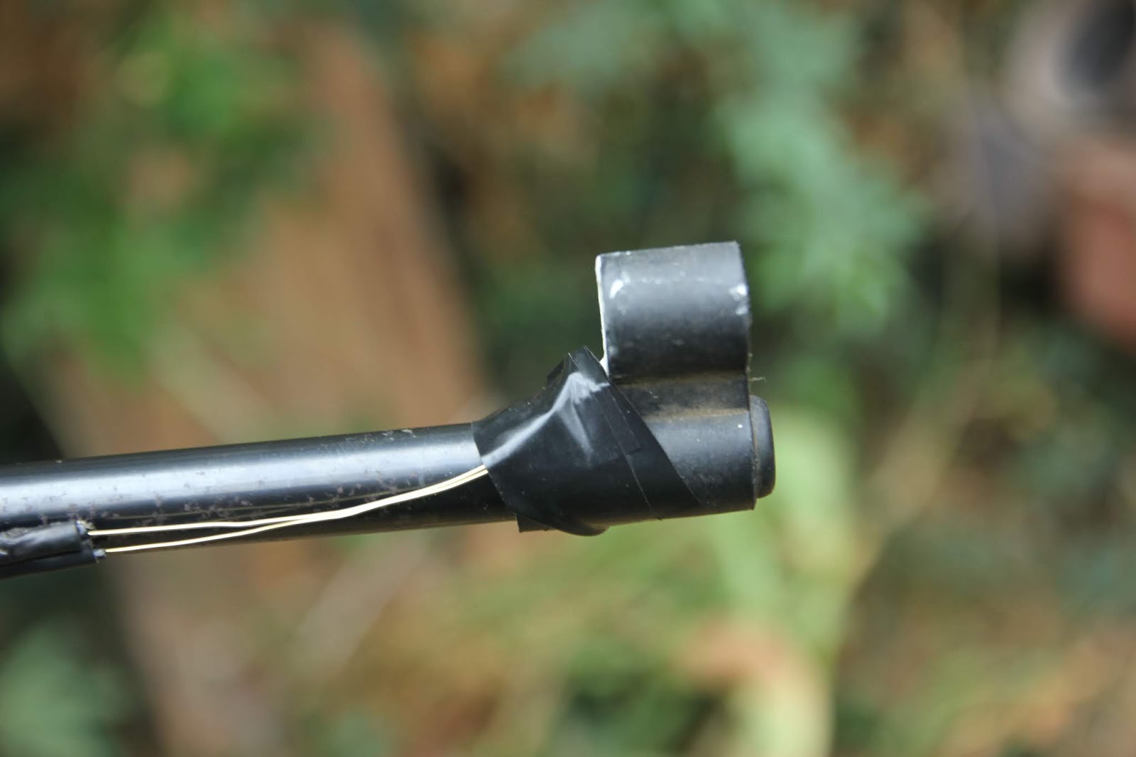 DIY Low light sights for a rifle made from scrap LEDs