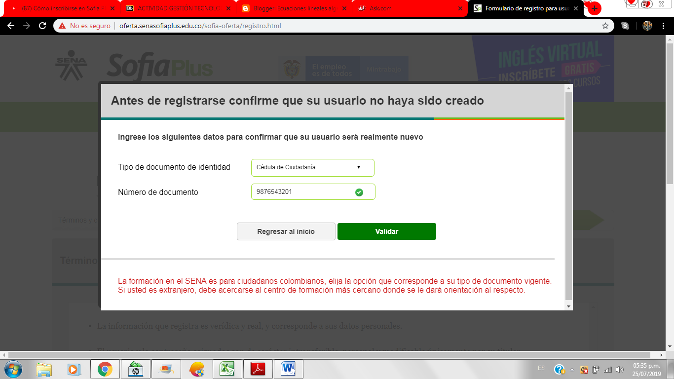 Paso a paso para inscribirse en sofia plus