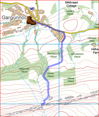 Las Ramblas Ramblers: Gargunnock-Downie's Loop Waterfall
