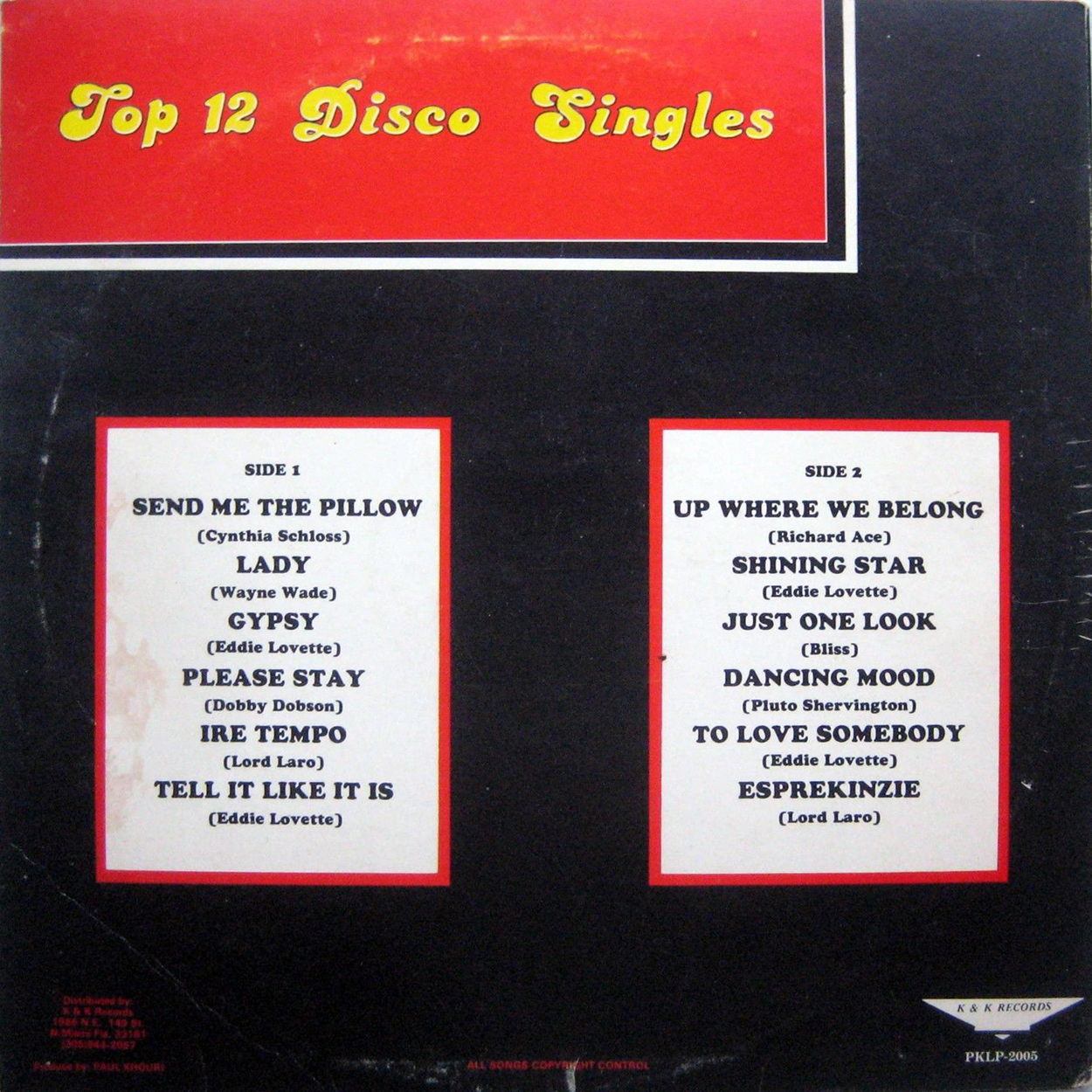 ROOTSBLOGSPOT : V.A. - Top 12 Disco Singles (LP)