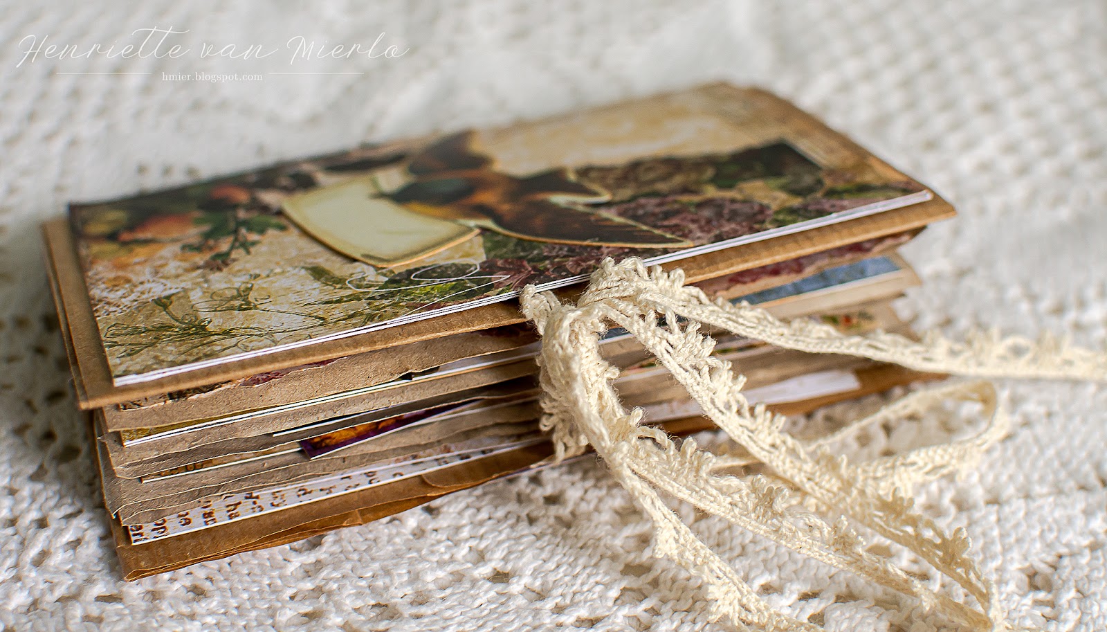 Blue Fern Studios: Paper bag mini journal