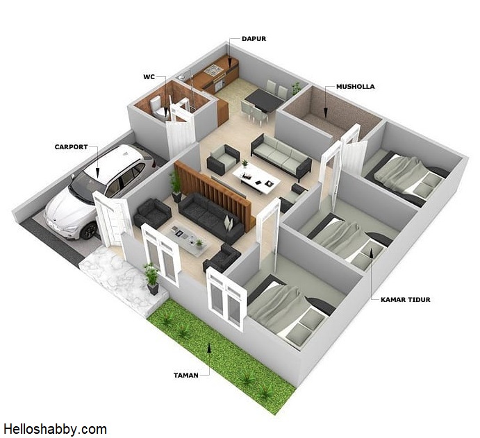 6 Floor Plans Design Ideas For Cozy Home ~ HelloShabby.com : interior ...
