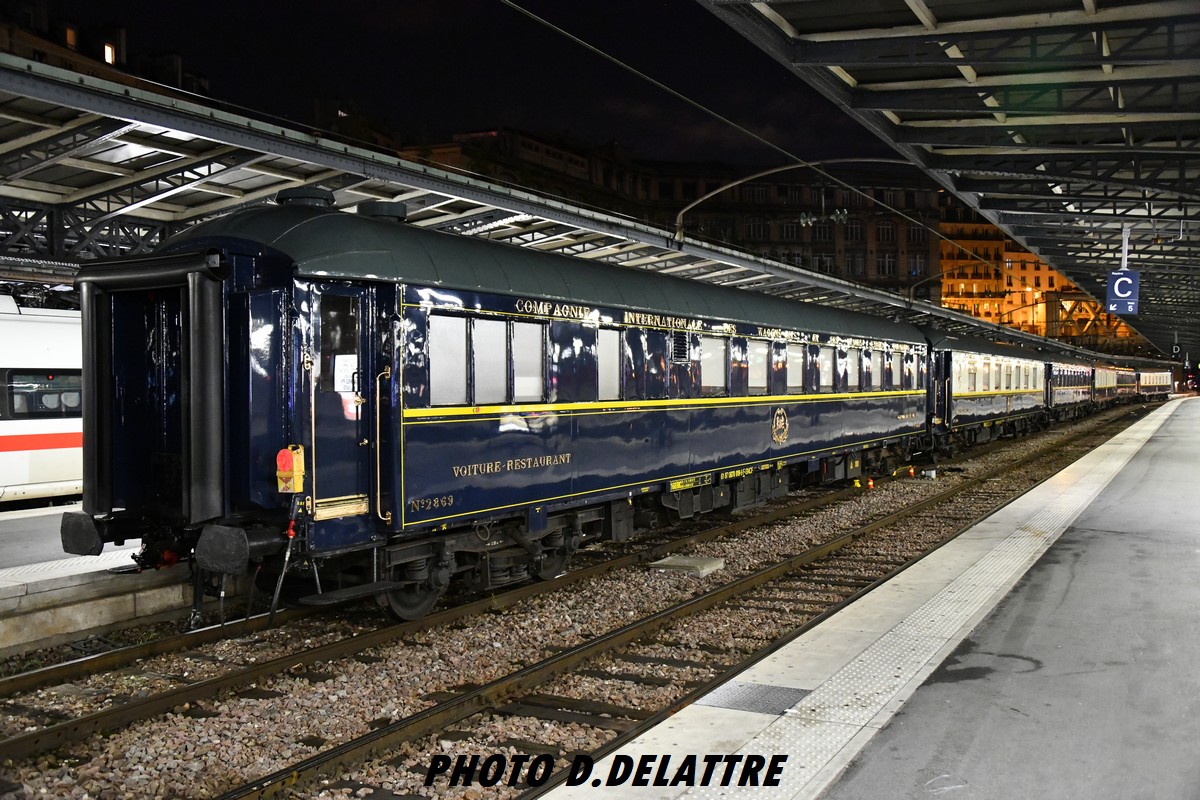 LA PASSION DU TRAIN: Pullman Orient Express à Paris Est " By Night " le ...