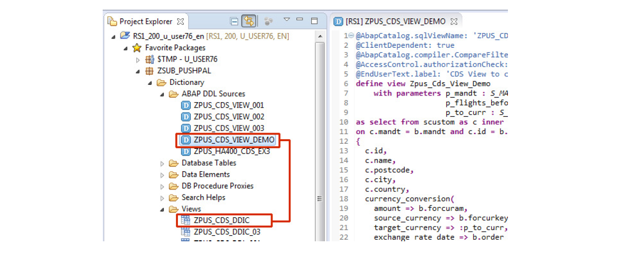 CDS Views Of SAP HANA For Beginners With Example.
