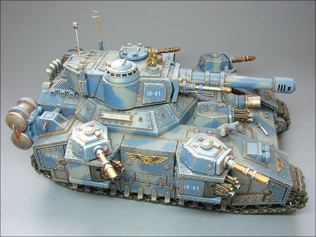 Apocalypse 40000: Tuto # 2 Make a tank company - Baneblade