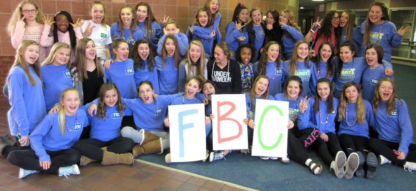 Overlap: "So insignia is like those girls with FBC on their shirts?"