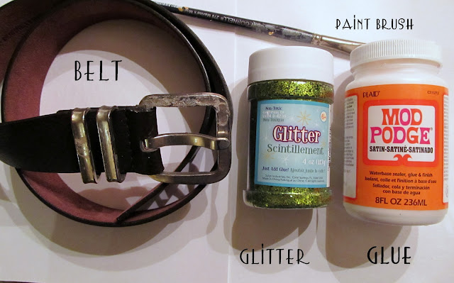 WobiSobi: Glitter Your Belt Buckle, DIY