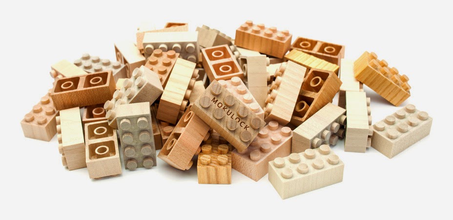 HOMTWO espacios: MOKULOG, EL LEGO DE MADERA.