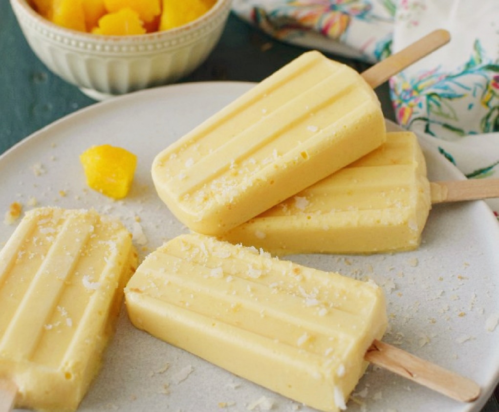 Helados de Mango, Coco y Jengibre | Mil Recetas de Cocina