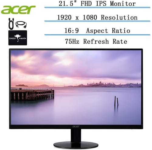 Review 2020 Acer 21.5-inch Full HD Ultra-Thin Zero Frame Monitor