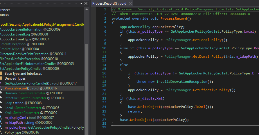 AppLocker Policy Enumeration in C