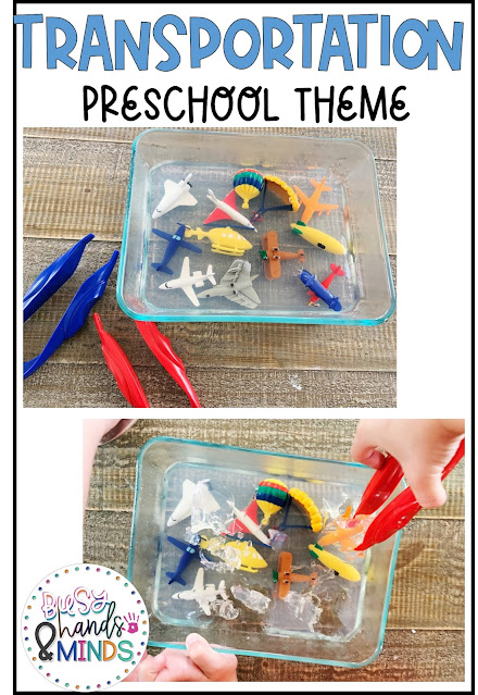 Transportation Preschool Theme | Busy Hands and Minds