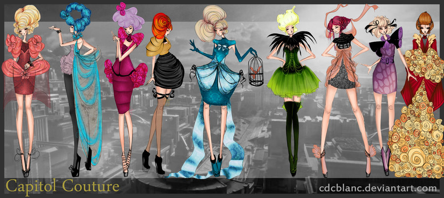 Fashion and Action: Hunger Games Inspired Fashion Designs by Fritz Gebhardt