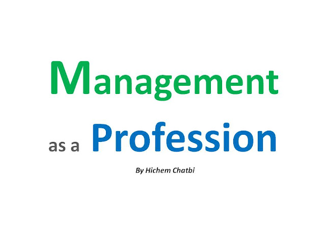 Management as a Profession