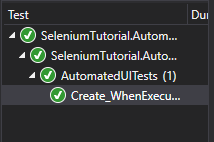 Automated UI tests với Selenium trong .NET Core