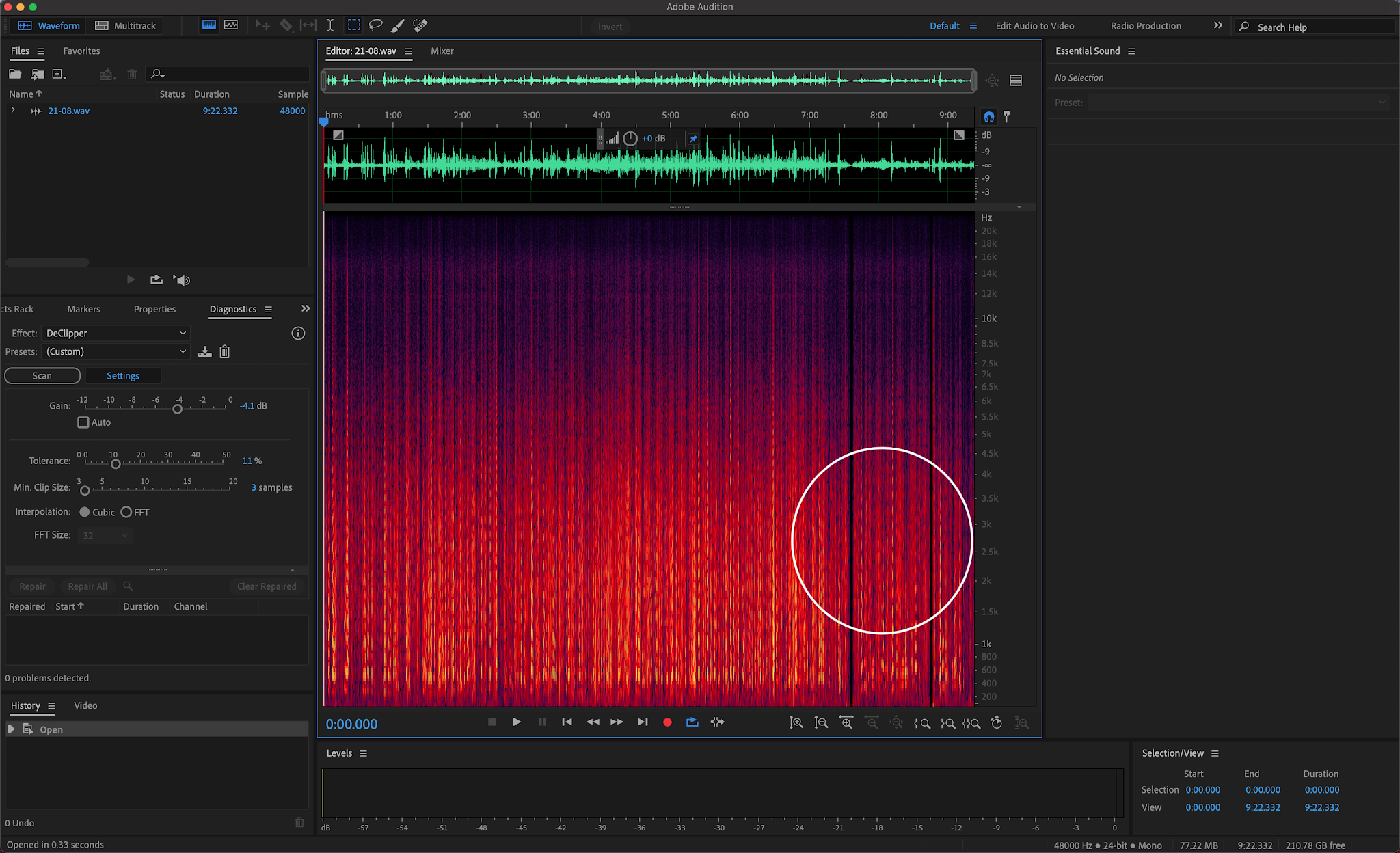 Tomás Ó Máille Wax Cylinders - Guide to Digital Audio Improvement