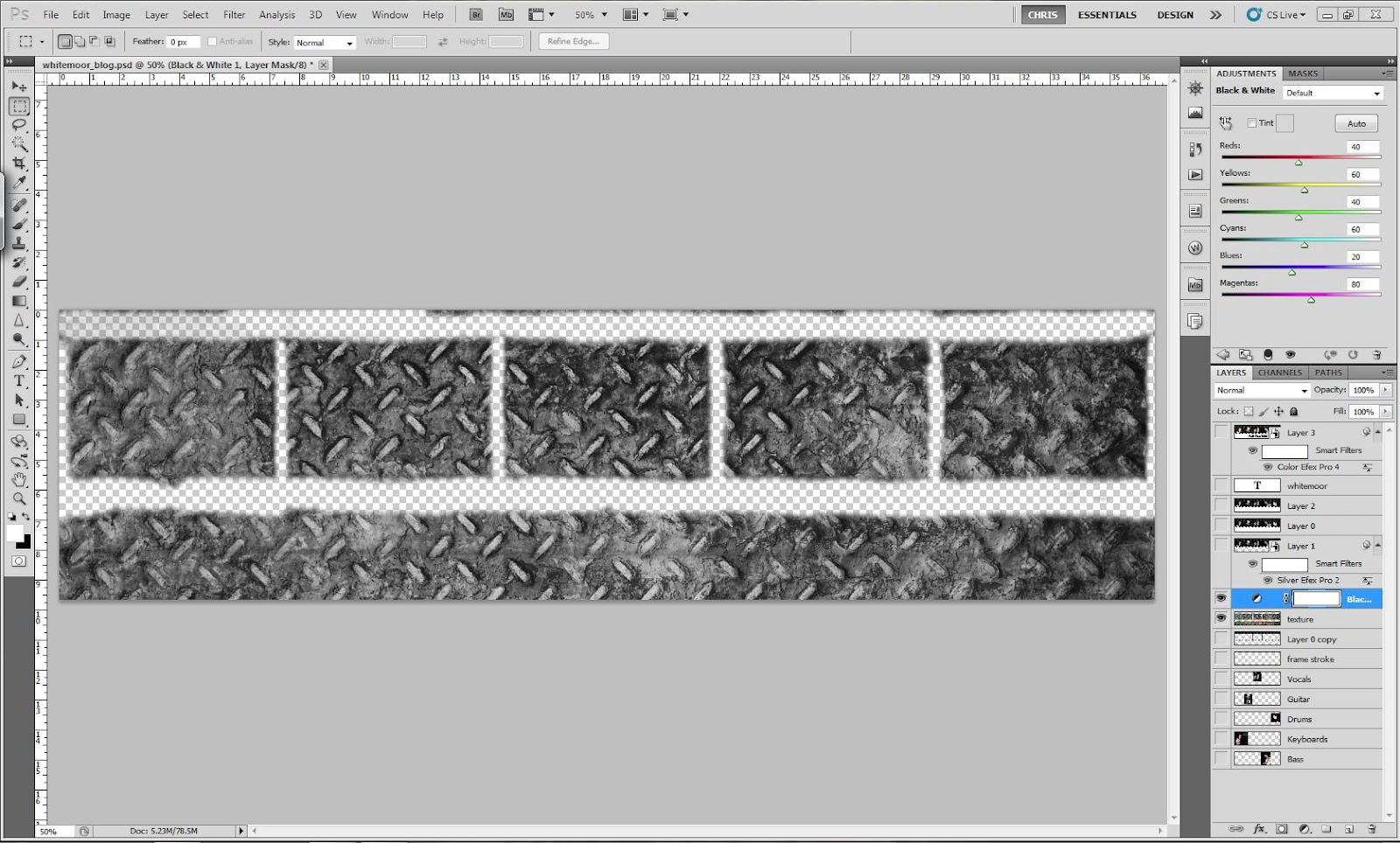 Chris's Blog: Creating a Retro-Film-strip effect