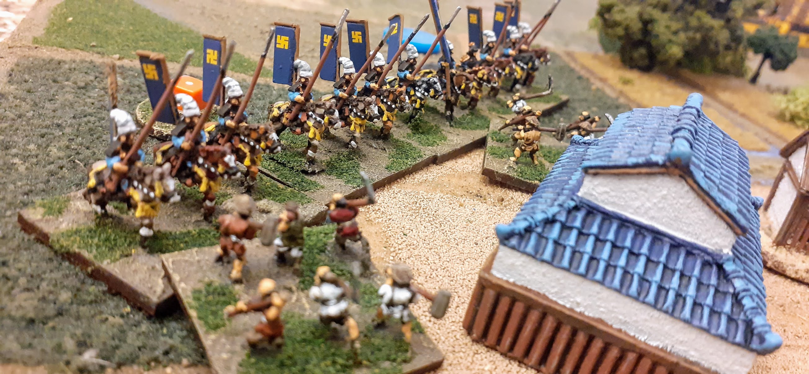 10mm Samurai game using Fantastic Battles rules
