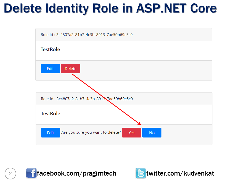 Sql server, .net and c# video tutorial: Delete identity role in asp.net ...