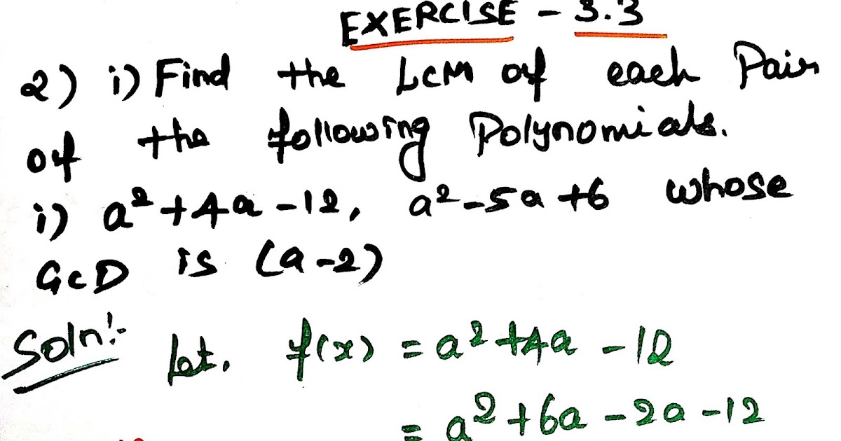 10th Important Questions With Answer Unit 3 Algebra 10th Important Questions With Answer Unit 3 Algebra