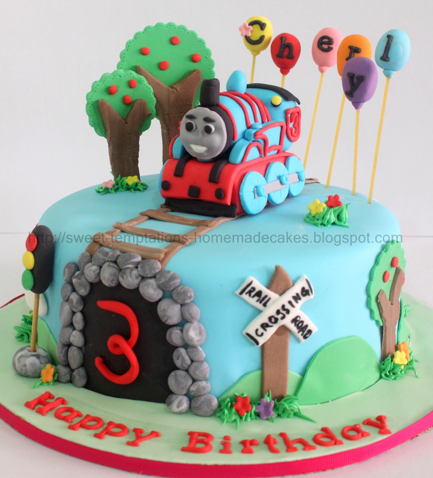 Sweet Temptations Homemade Cakes & Pastry: Thomas Train Cake
