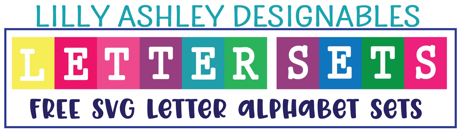Make it Create...Free Cut Files and Printables: Free SVG Letter Sets