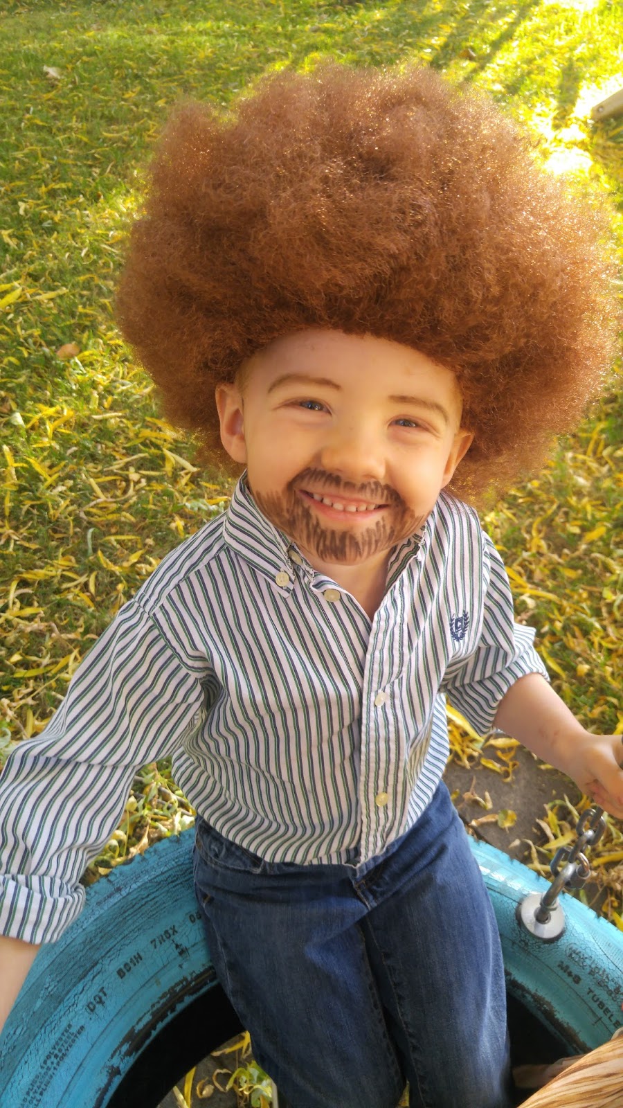 with hair disheveled: Halloween: A Day When Moana and Bob Ross Coexsist