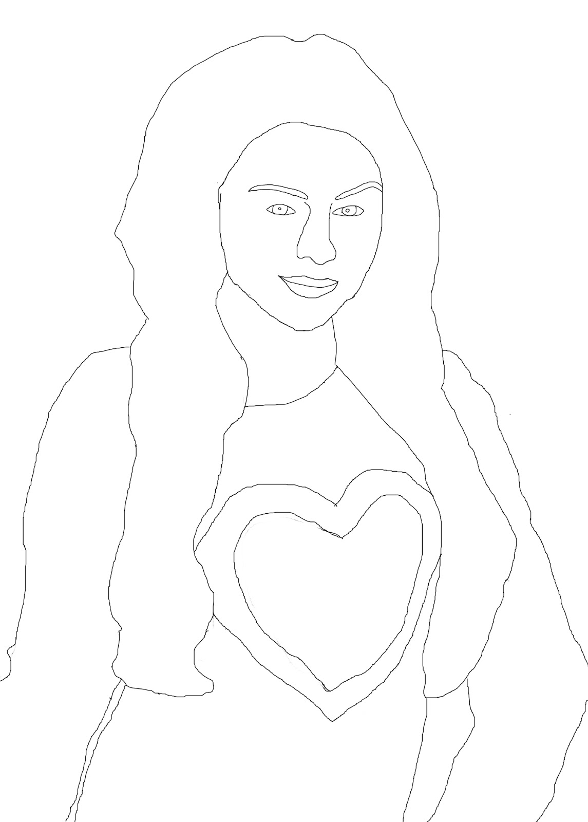 Emi's Art Blog: Celebrity coloring book