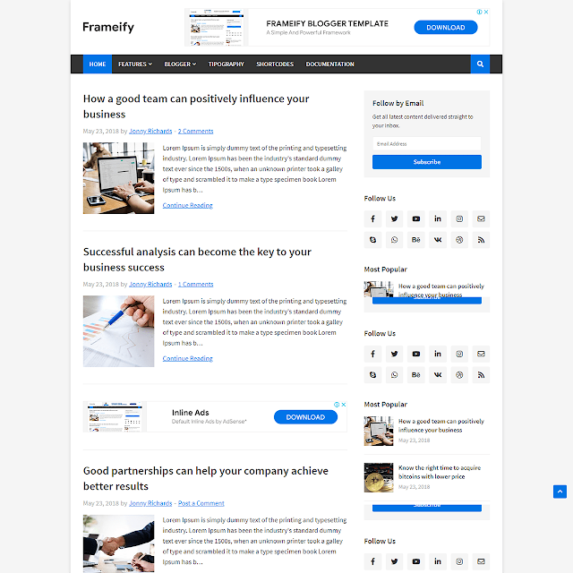 20+ Best Free SEO Friendly Blogger Templates (2024) - Blogwaping