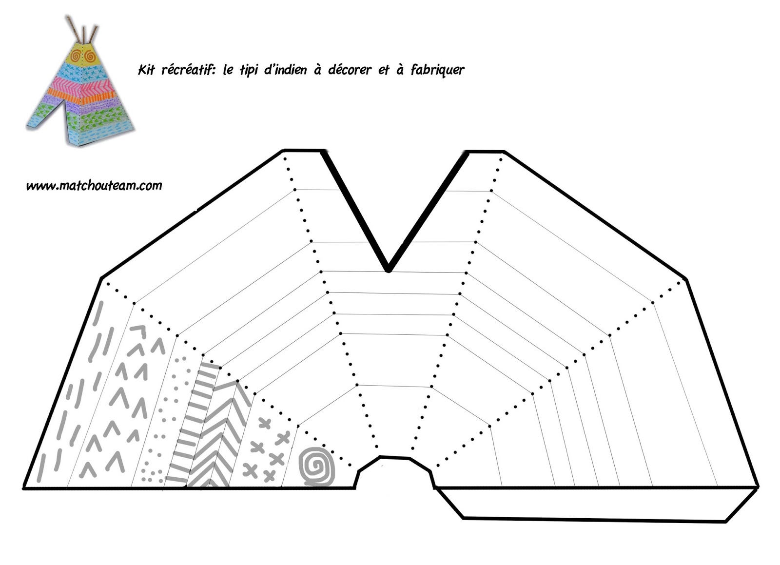 Tipi Coloring Coloring Pages