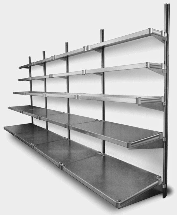 What is Cantilevered Shelving?