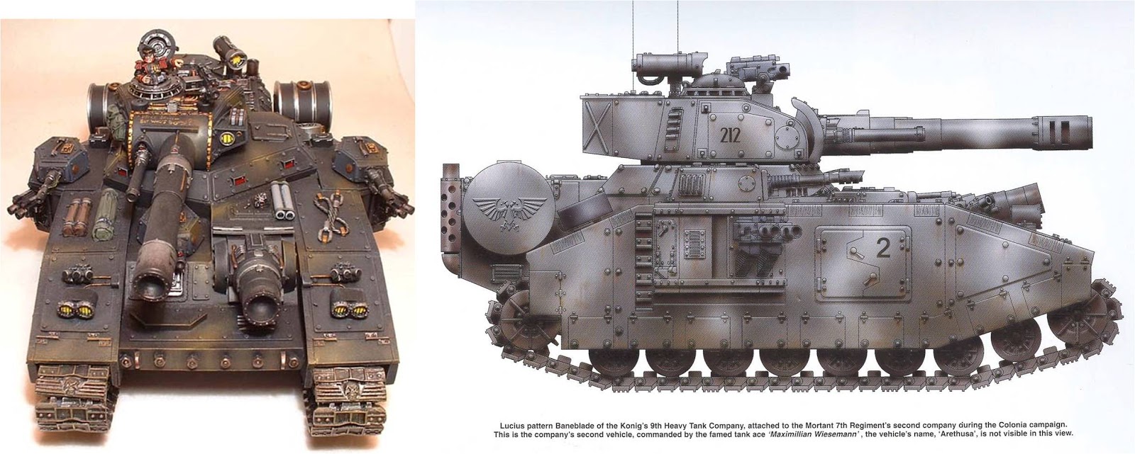 Coins and Scrolls: 40k: Baneblade Details & Restoration