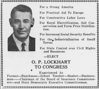 The Strangest Names In American Political History : Omicron Pi Lockhart ...