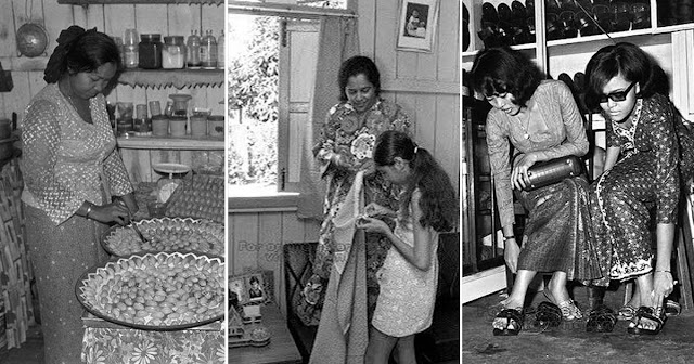 [15 Foto] Nostalgia Raya Atuk Nenek Sewaktu Dulu Kala, Gambar Hitam ...