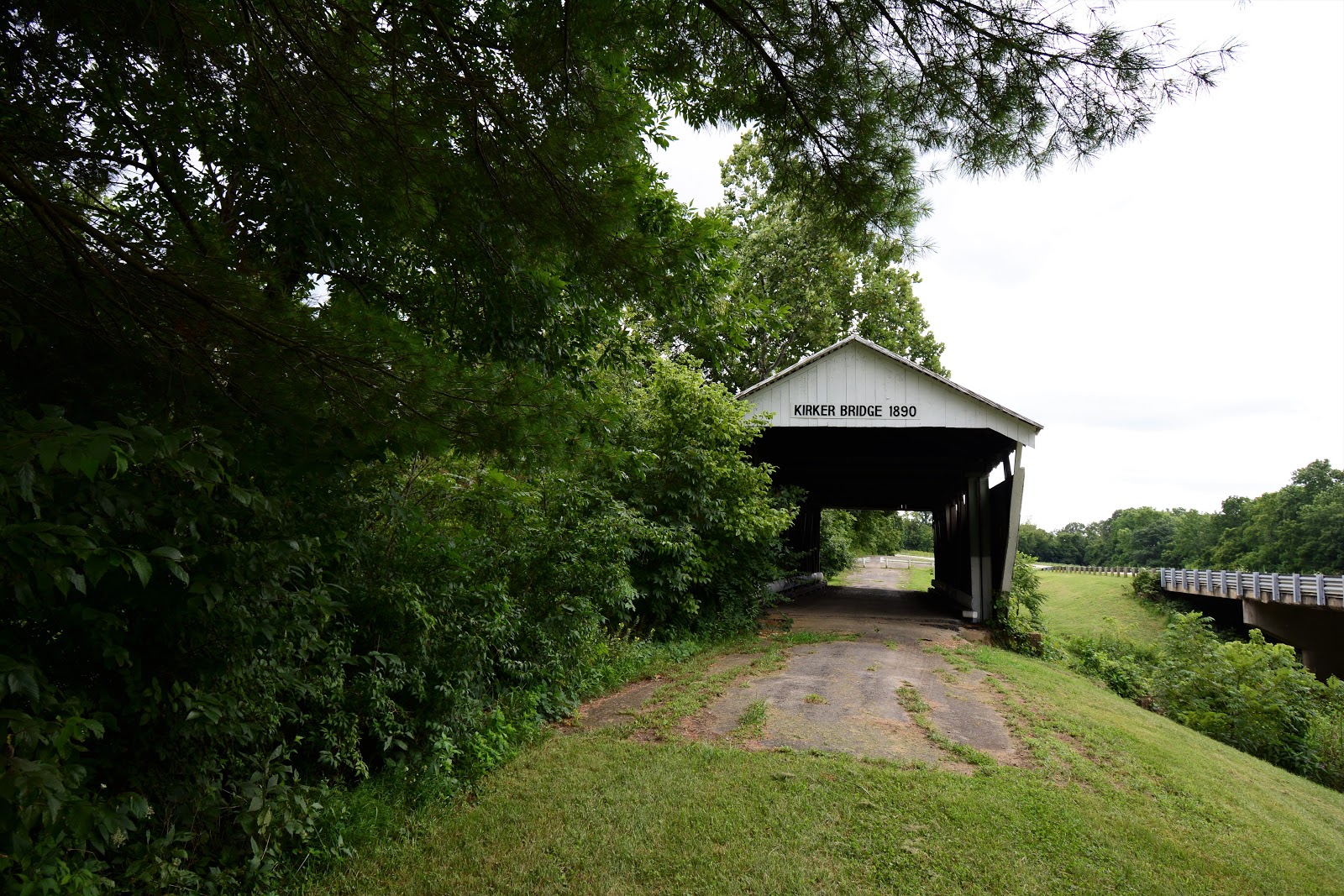 COVERED BRIDGES IN OHIO +: KIRKER COVERED BRIDGE - WEST UNION, OHIO