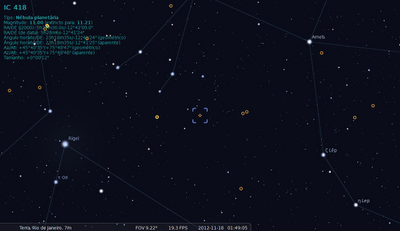 Nuncius Australis: IC 418- A Nebulosa do Espirógrafo