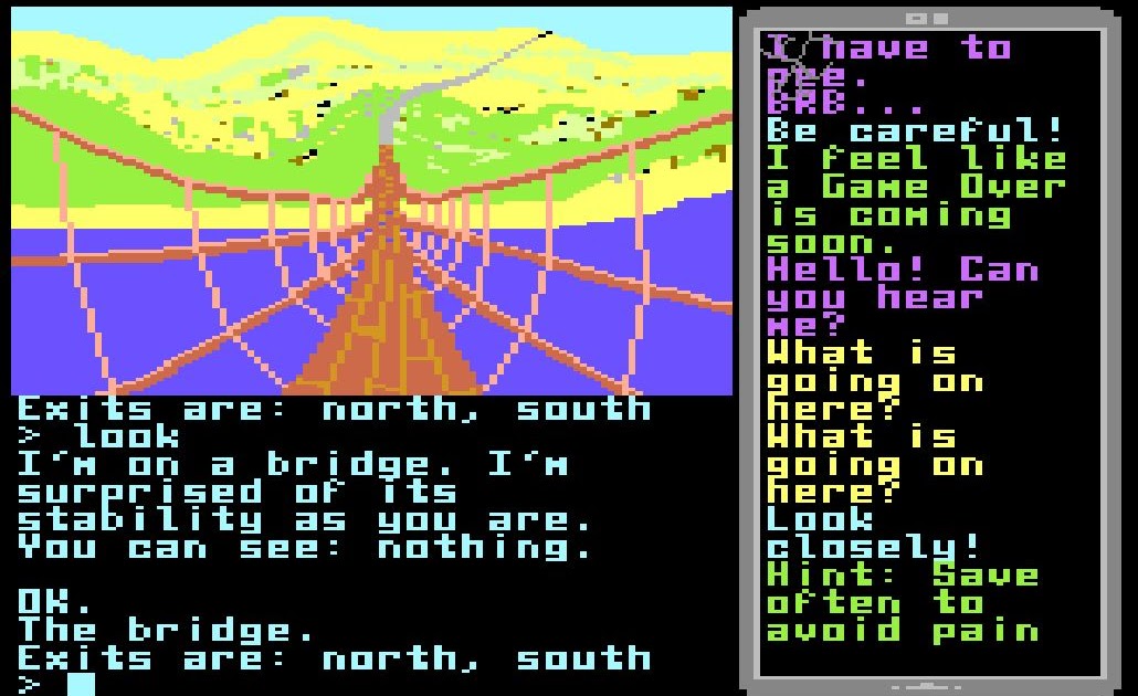 Indie Retro News: Survival Messenger Adventure - High quality text ...